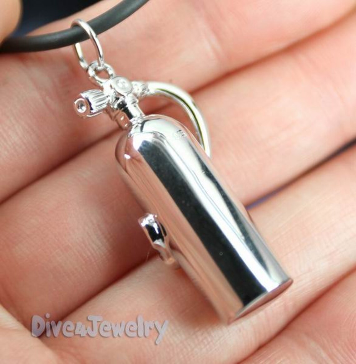 Diving Tank Necklace Large 3D Scuba Dive Tank With Mask Reg Heavry ...