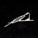 Great White Shark Tie Clip in Solid 925 Sterling Silver Rhodium Plated ...