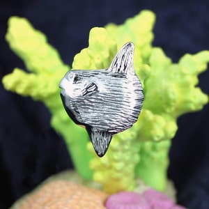 Mola Fish Necklace Sunfish Necklace Sterling Silver Fish Pendant ...