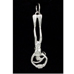 Scuba Diver Necklace Underwater Photographer Solid 925 Sterling Silver ...