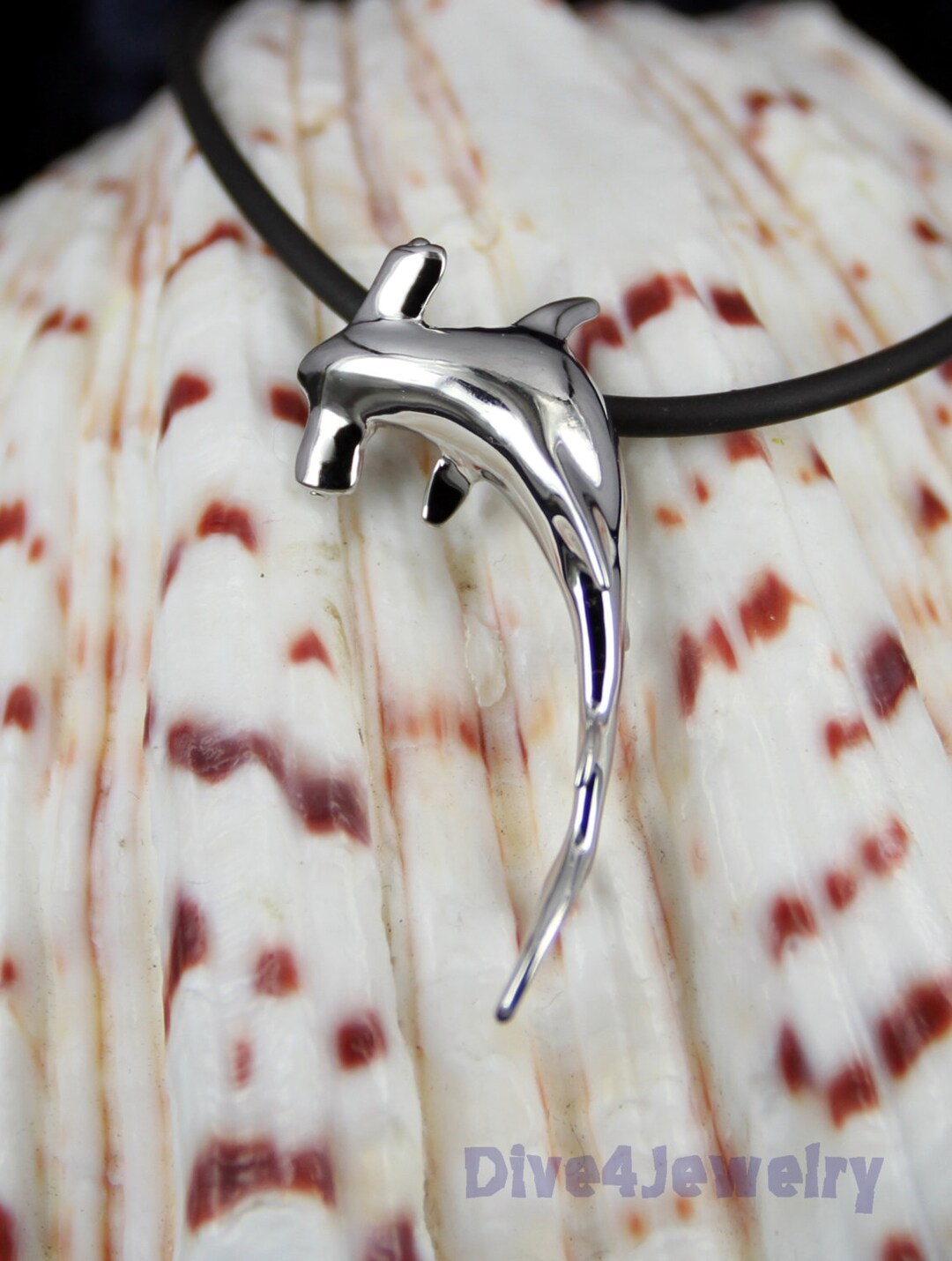 Hammerhead Shark Pendant in Sterling Silver With Necklace Shark ...
