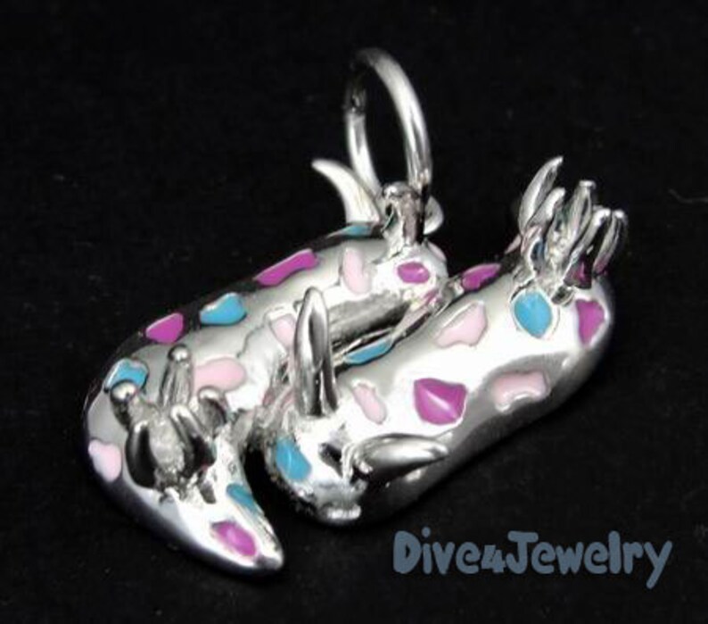 3D Mating Nudibranchs Sea Slug Sterling Silver Multi Color - Etsy