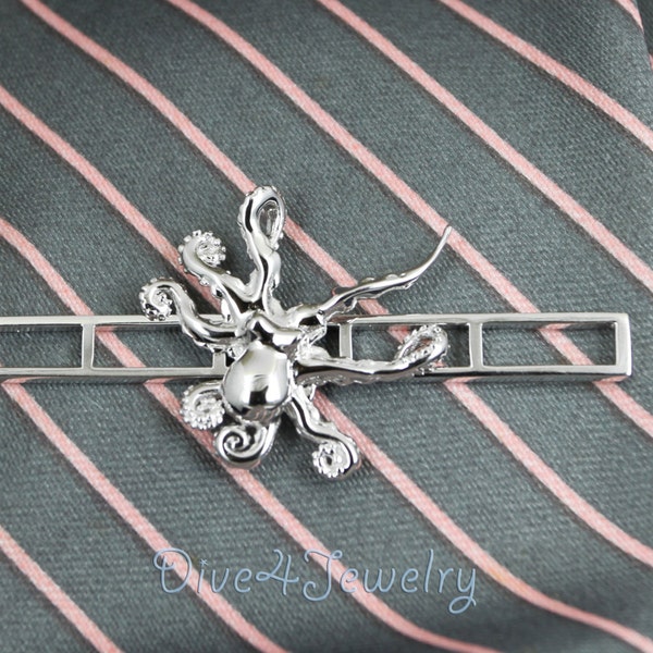 Octopus Tie Clip - Etsy