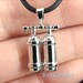 Dive Tank Necklace Solid 925 Sterling Silver 3D Scuba Diving Twin Tanks ...