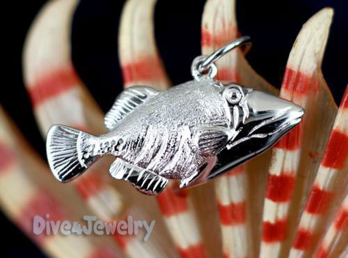 Picasso Trigger Fish Necklace Solid 925 Sterling Silver 3D | Etsy