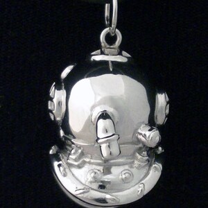 Dive Helmet Pendant Necklace Key Chain Scuba Diving Diver Helmet ...
