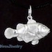 Clown Fish Necklace Sterling Silver Nemo Fish Pendant Ocean Fish ...
