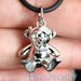 Diver Bear Necklace Sterling Silver Scuba Diving Teddy Bear Pendant ...