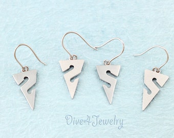Scuba Cave Wreck Diving Line Cookie Marker Pendant in Sterling Silver ...