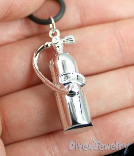 Diving Tank Necklace Large 3D Scuba Dive Tank With Mask Reg - Etsy