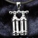 Dive Tank Necklace Solid 925 Sterling Silver 3D Scuba Diving Twin Tanks ...
