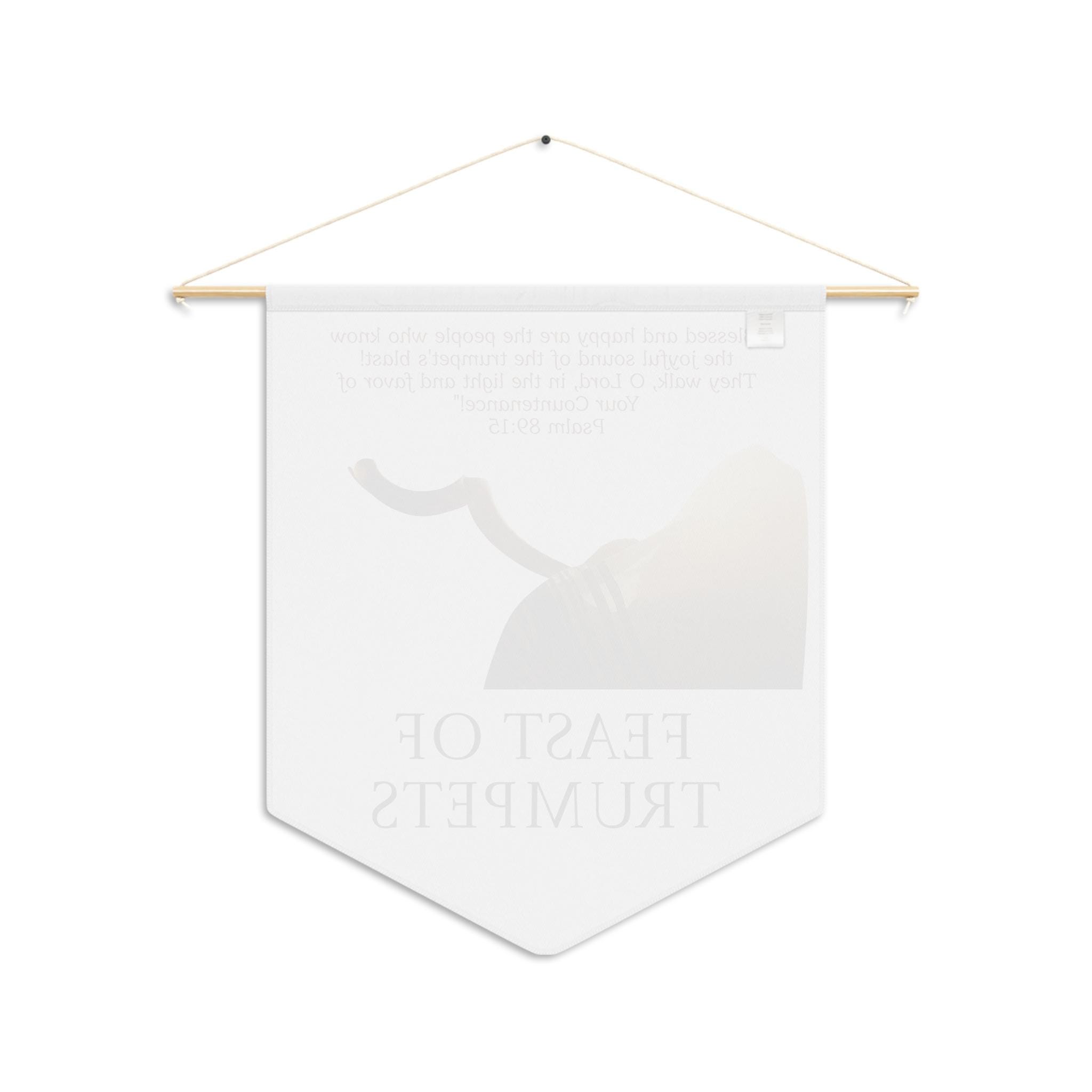 Feast of Trumpets Banner, Shofar Wall Hanging, Jewish Holiday Decor - Etsy