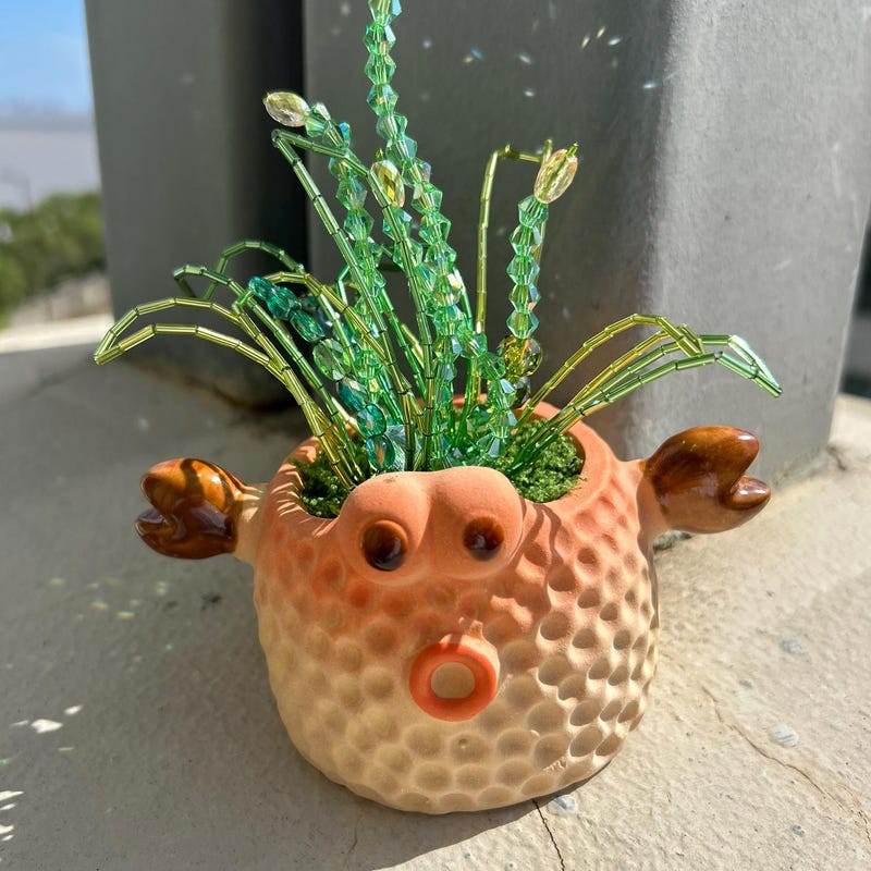Ceramic Puffer Fish - Etsy