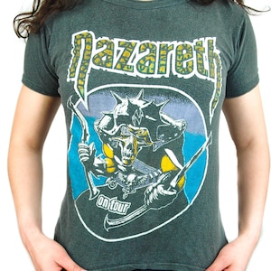 Vintage Nazareth Shirt Concert Shirt Band Tee 1980s S - Etsy