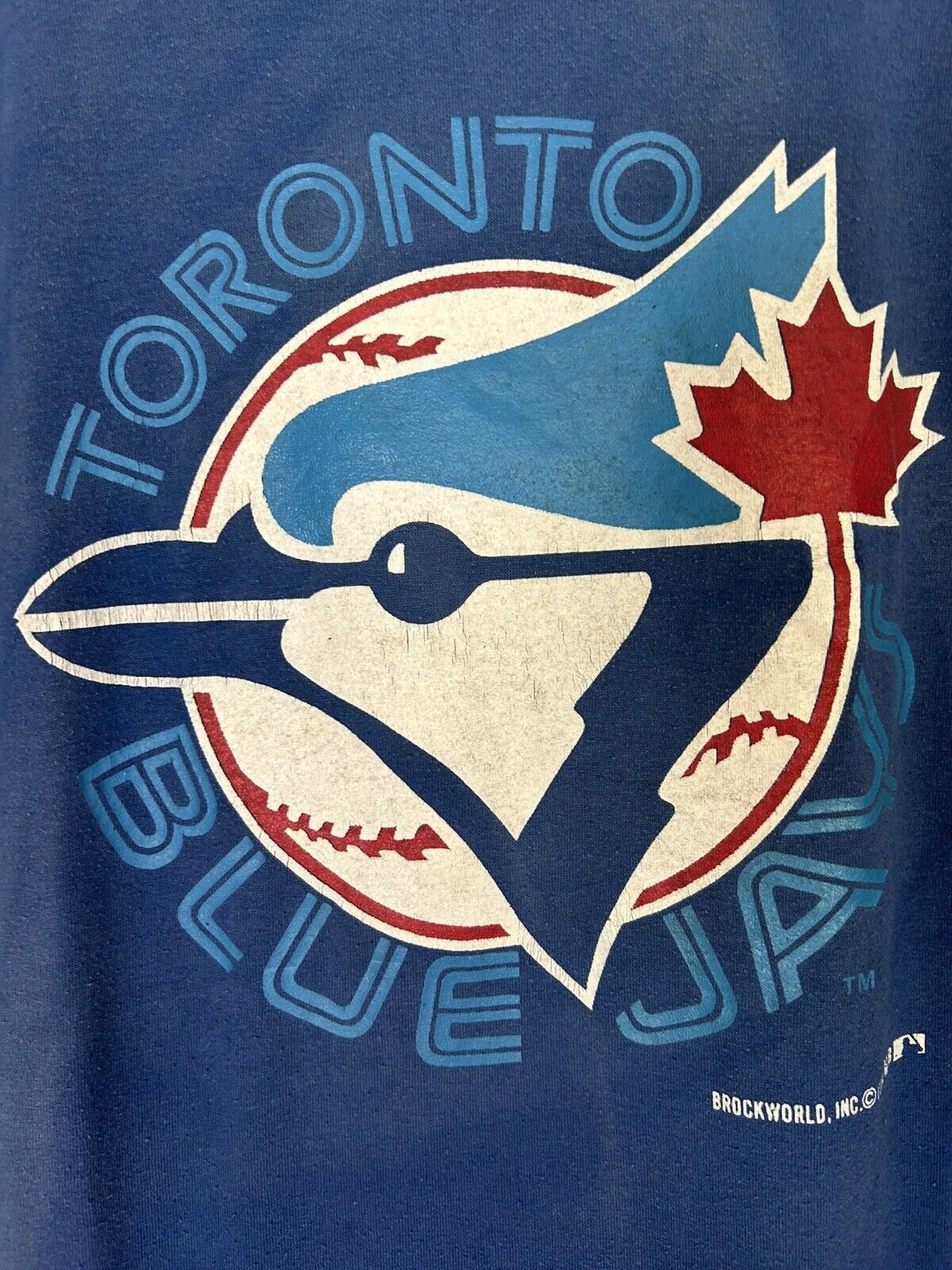 Vintage Toronto Blue Jays Shirt 80s MLB Baseball Short Sleeve Crew Neck ...