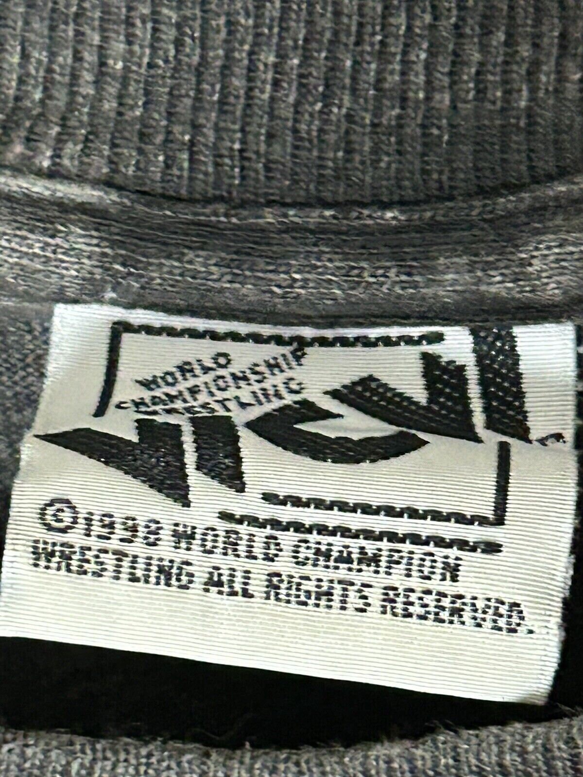 Vintage Kevin Nash Shirt NWO Wolf Pack WCW 1998 Wrestling New World ...