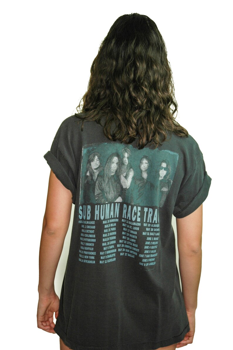 Vintage Skid Row Shirt 90s Tee 90s Shirt Band Tee Concert Shirt Rocker ...