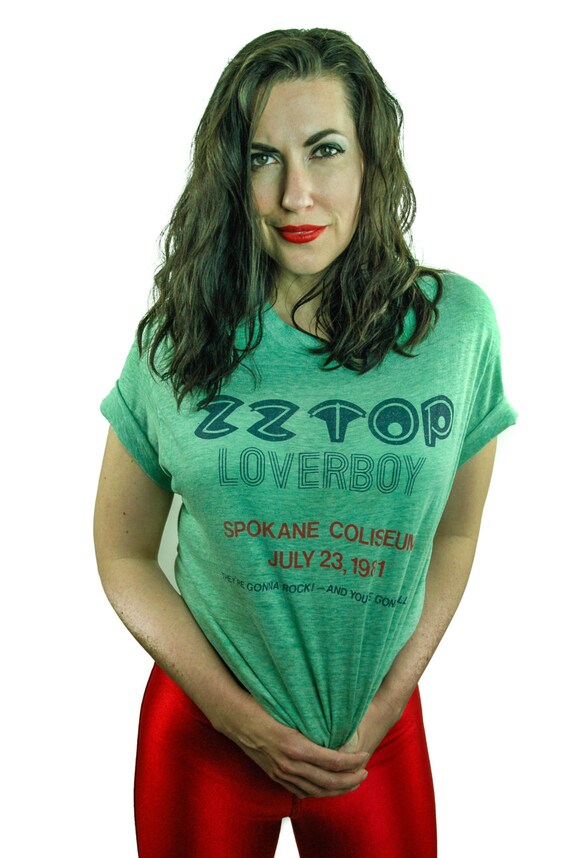 RARE Vintage 1980s ZZ Top For President Sweatshirt T … - Gem