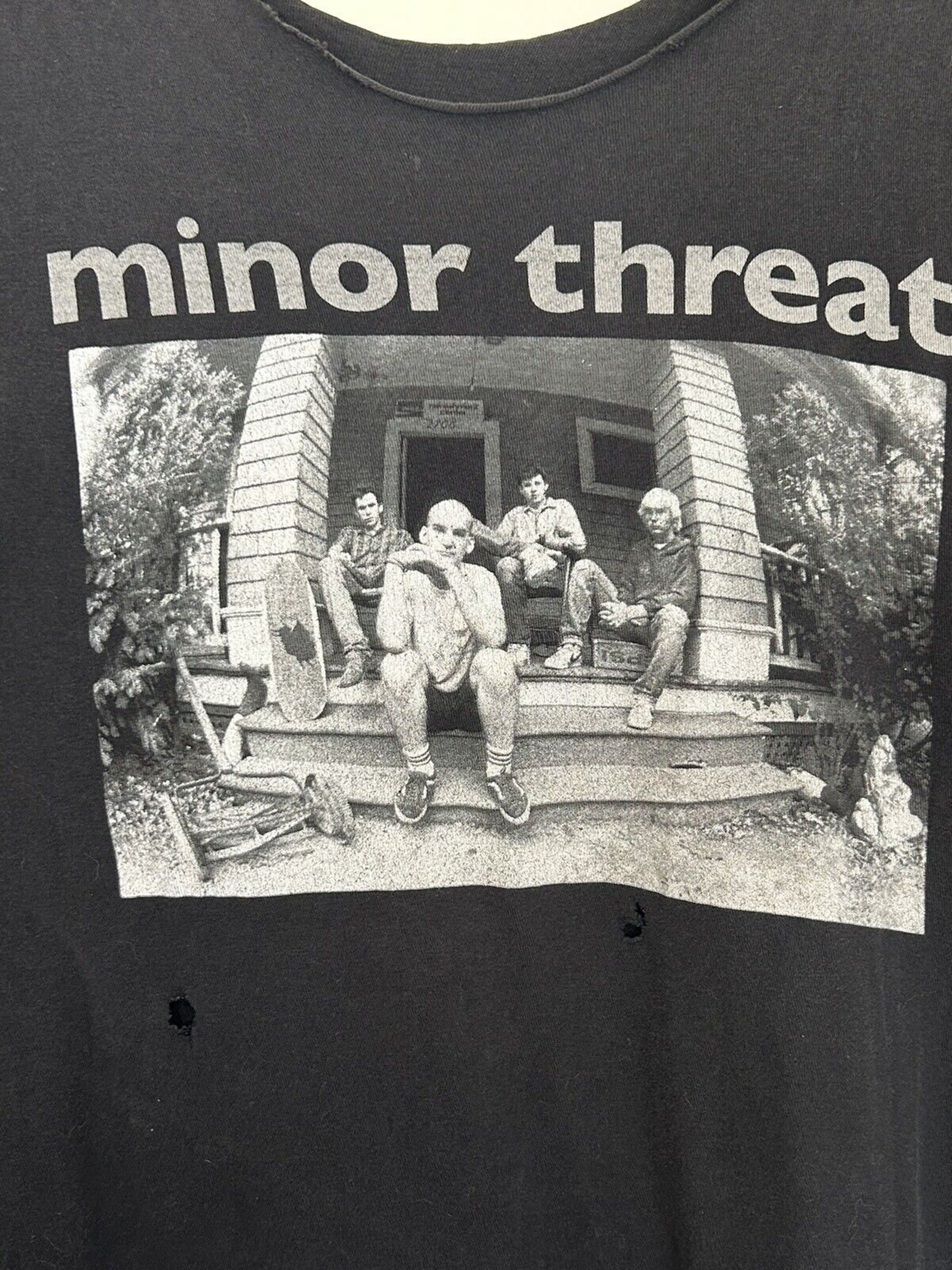 Vintage Minor Threat Shirt Black Tank Top Punk Rock Hardcore 90s Tee ...
