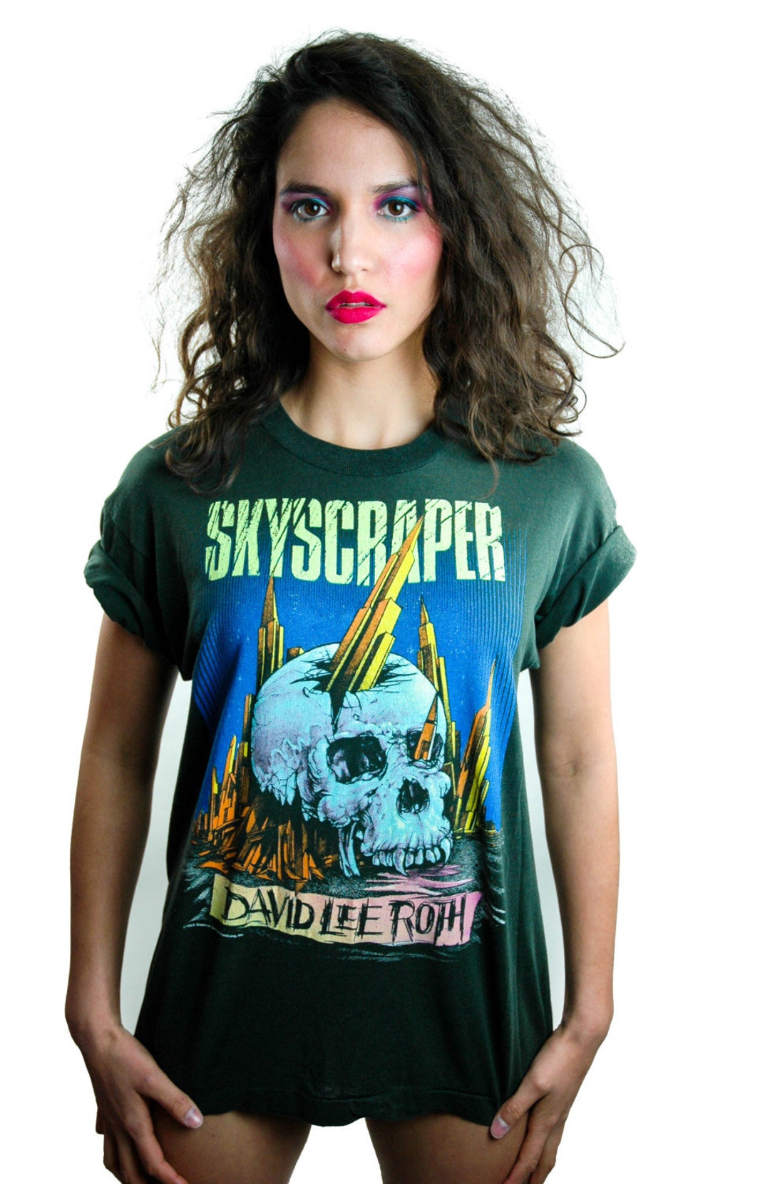 Vintage David Lee Roth Shirt 1988 Skyscraper World Tour Concert Shirt ...