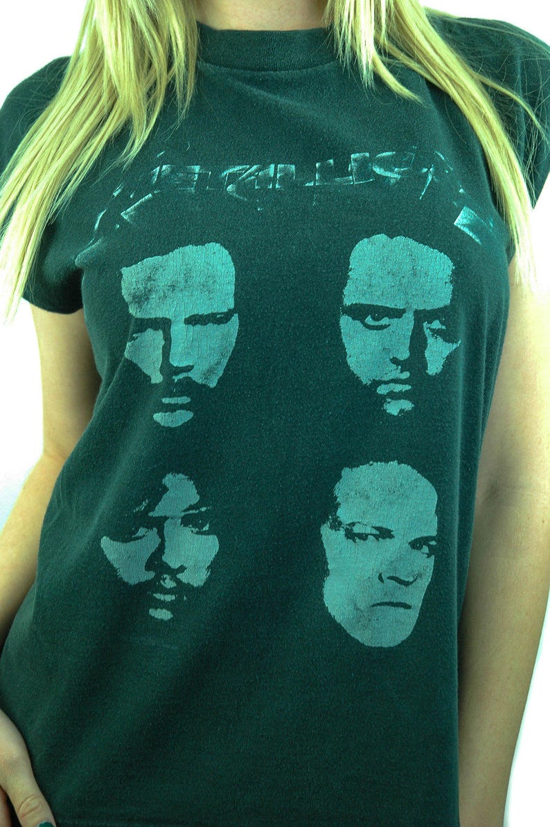 Vintage Metallica Shirt 90s Tee Black Album Band Tee 90s Shirt - Etsy