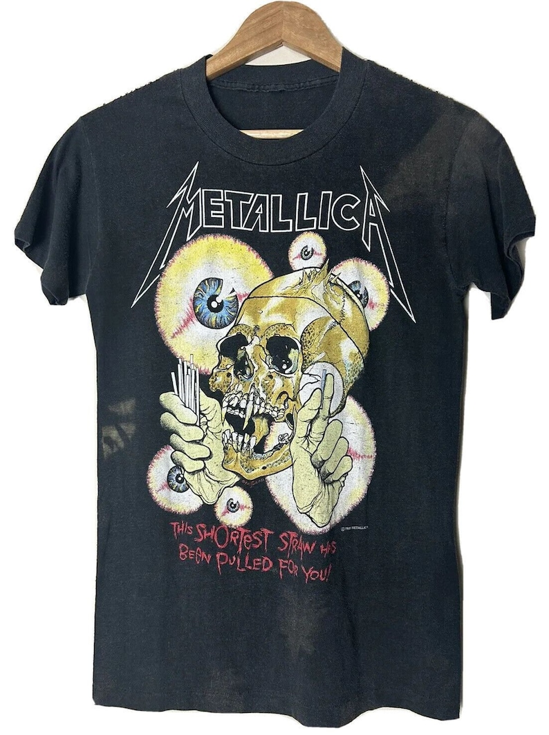 Vintage Metallica Shirt the Shortest Straw Crew Concert Shirt Band Tee ...