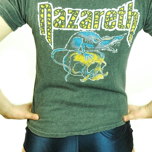 Vintage Nazareth Shirt Concert Shirt Band Tee 1980s S - Etsy