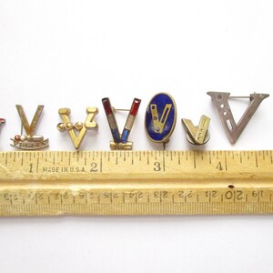 Vintage WWII V for Victory Pin Dot Dot Dot Dash Sweetheart Jewelry ...