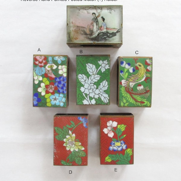 Cloisonne Matchbox - Etsy