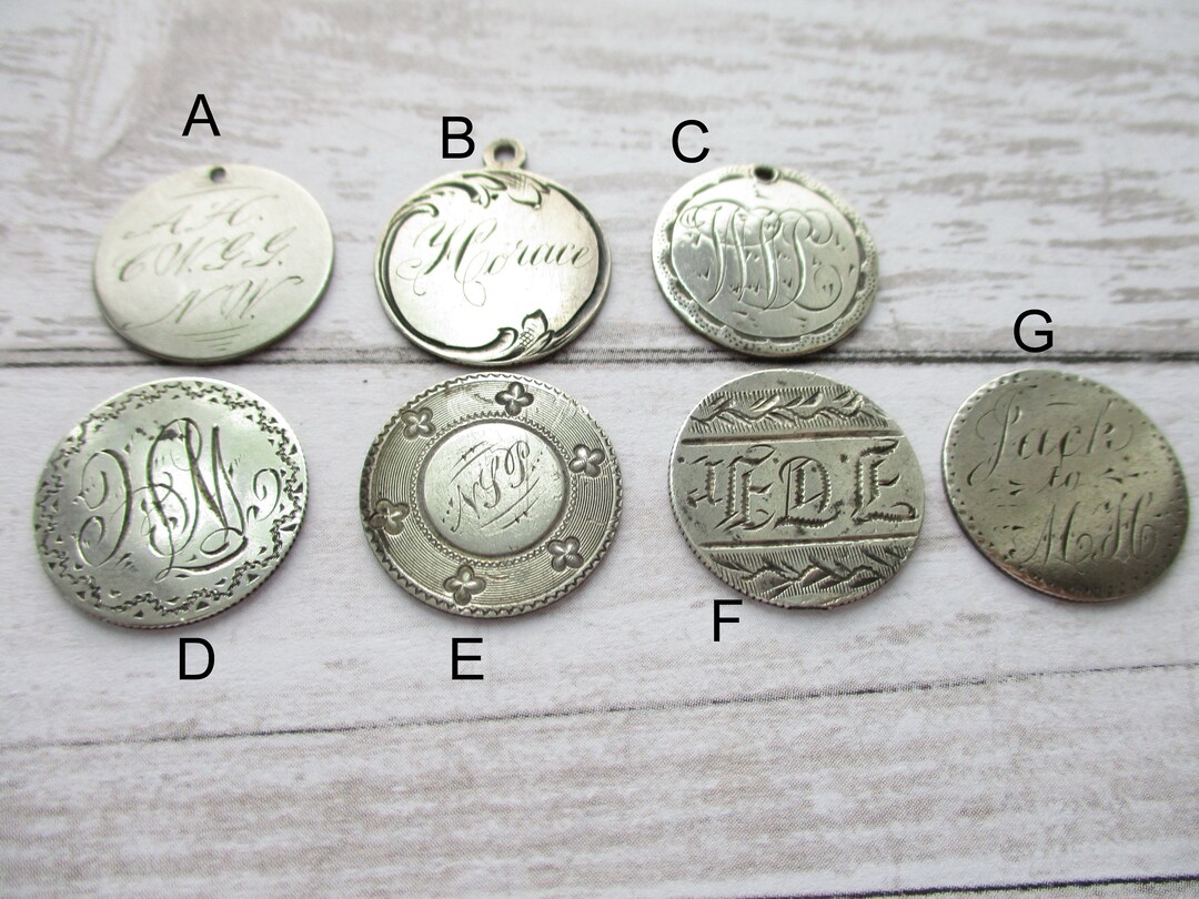Antique Victorian Coin Love Token USA Silver Coin Jewelry - Etsy