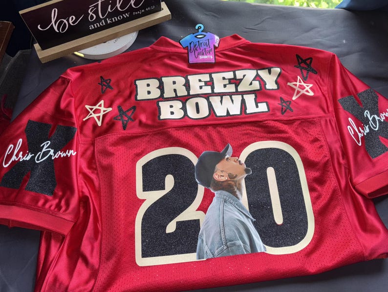 Breezy Bowl XX Jersey Custom Chris Brown Concert Shirt (MENS SIZES) - Etsy