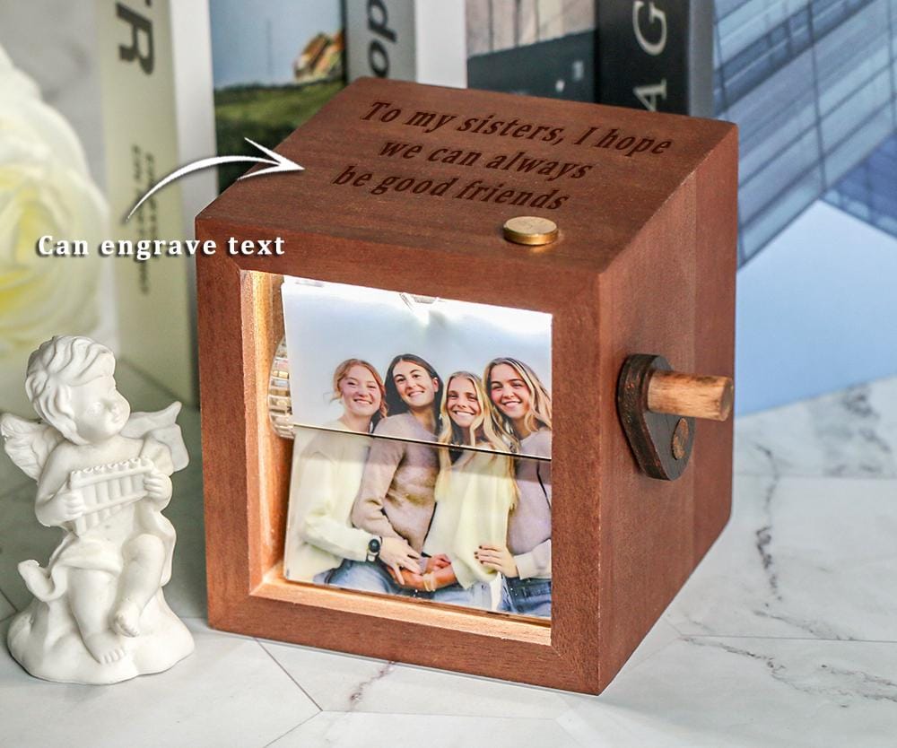 Custom Book Personalized Flipbook Photo Box With Light, Flipbook Album ...