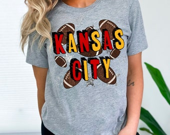 Kansas City Png, Kansas City Shirt Design, Printable Football Design ...