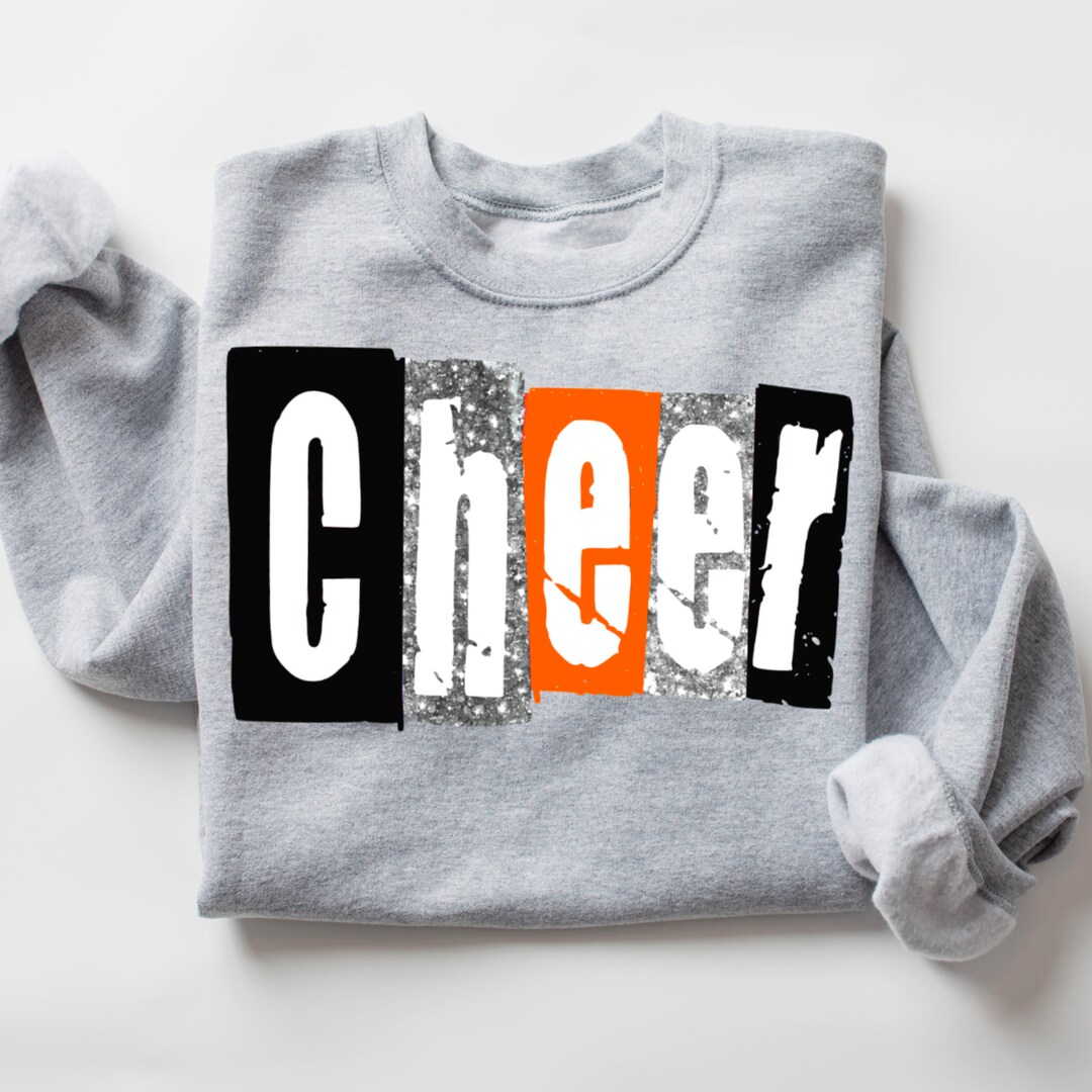 Orange and Black Glitter Cheer Png, Basketball Mascot, Sequine Cheer ...