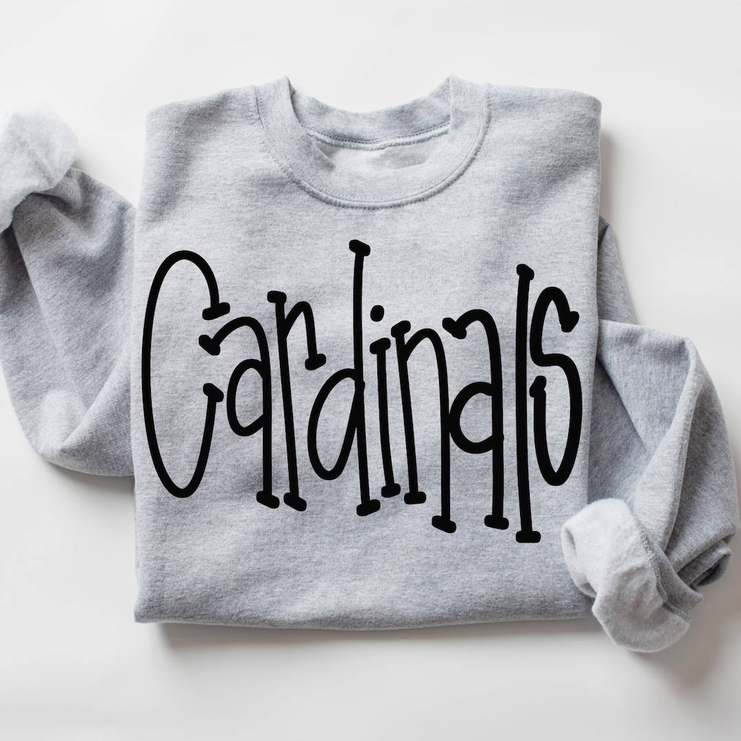 Cardinal Hand Lettered Digital Download Hand Lettered, Mascot, School ...
