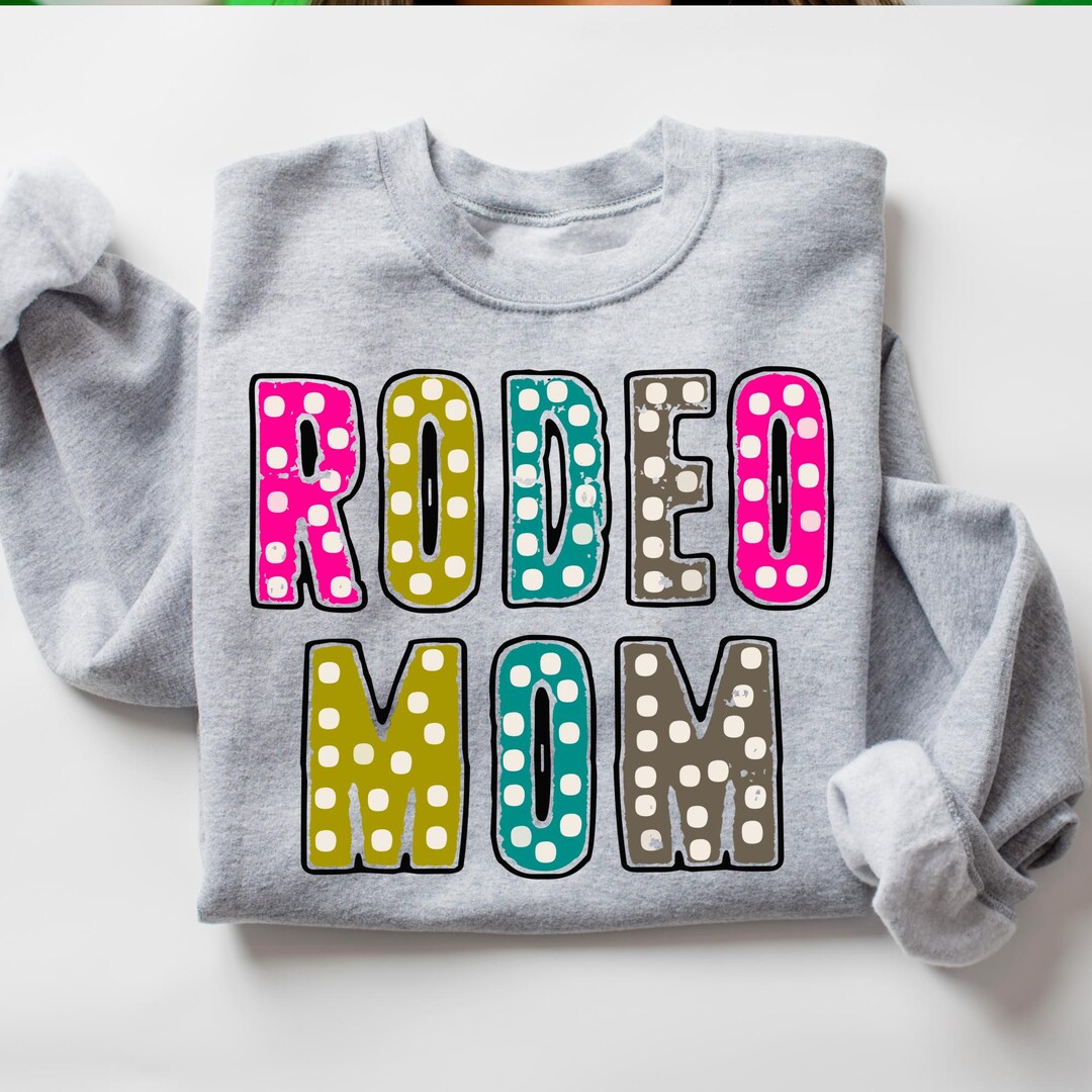 Rodeo Mom PNG Image, Barrel Racing Mom Design, Sublimation, DTF ...