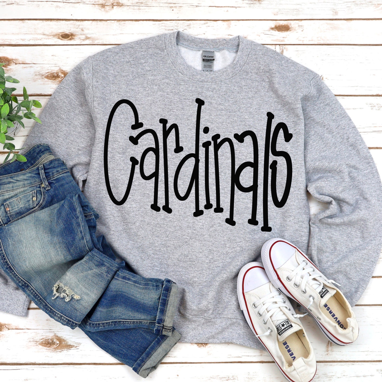 Cardinal Hand Lettered Digital Download Hand Lettered, Mascot, School ...