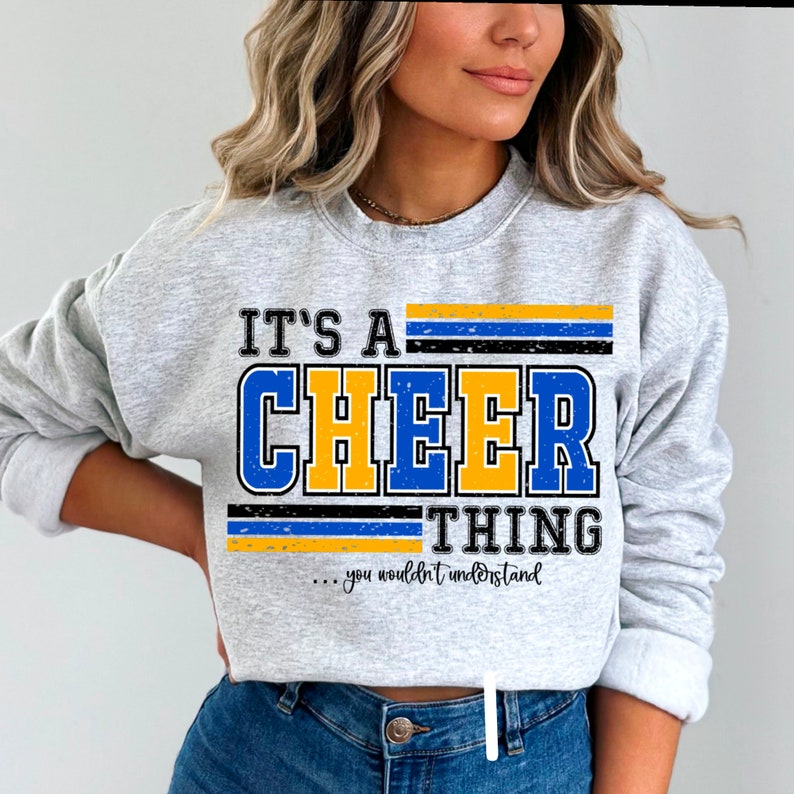 Blue & Gold Cheer Png, It’s a Cheer Thing Mascot, Varsity Cheer School ...
