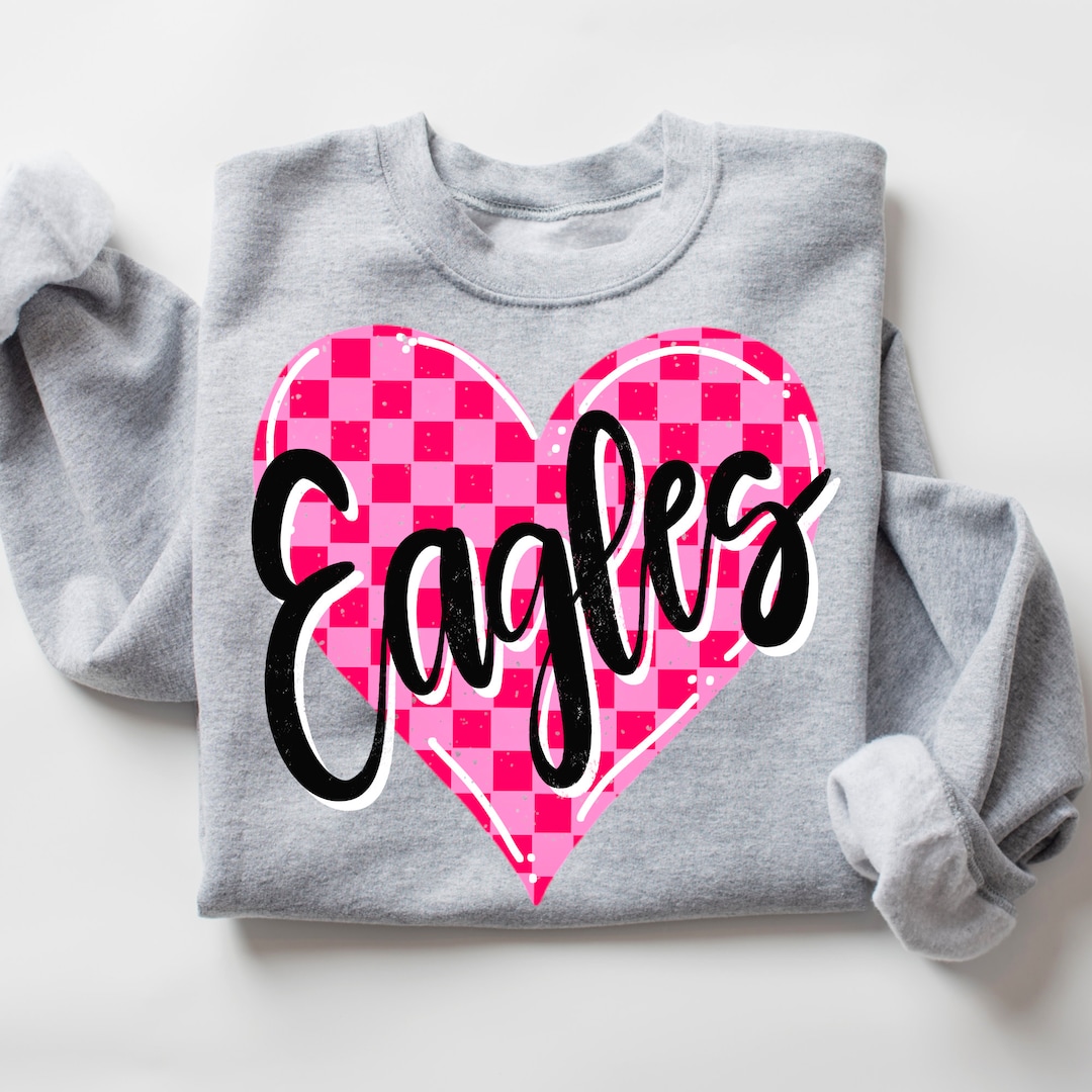 Eagle Valentine Mascot Shirt Design, Valentines Day Png, Valentine ...