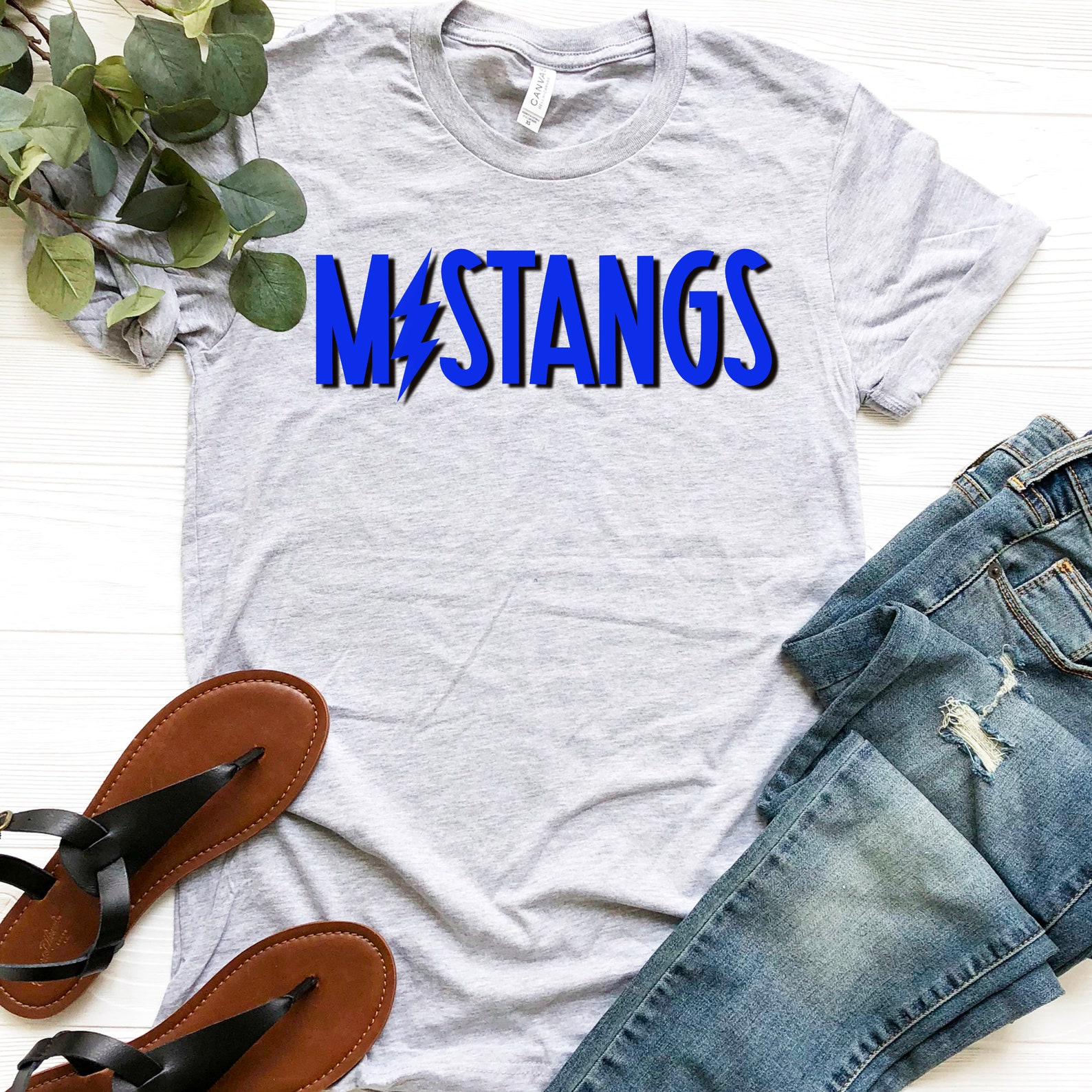 Mustangs Custom School Mascot Digital Download Red & Black - Etsy