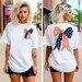 Orange & Navy Bow Rockets Coquette Aesthetic Preppy Png, High School ...