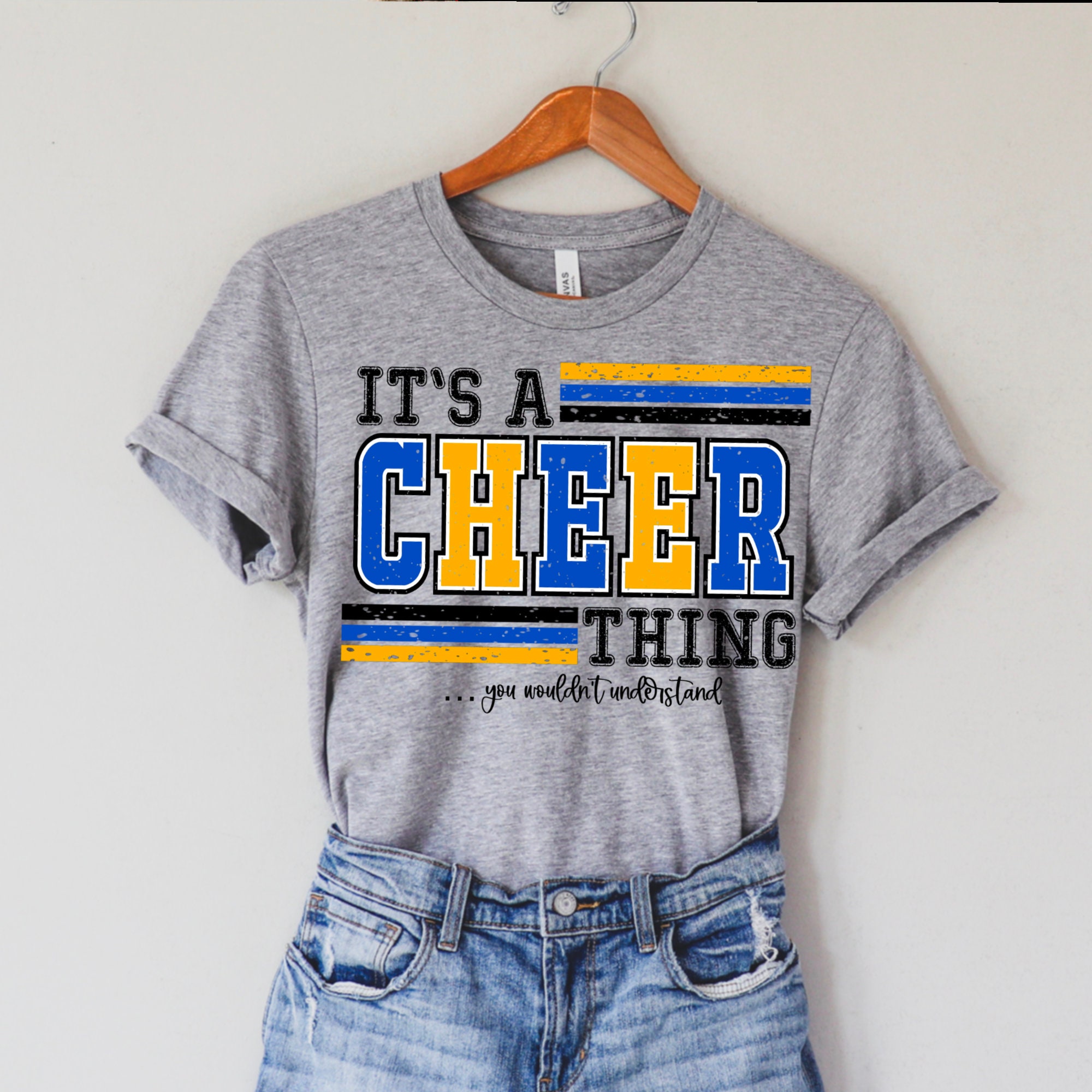 Blue & Gold Cheer Png, It’s a Cheer Thing Mascot, Varsity Cheer School ...