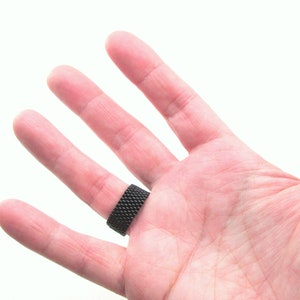 Subtle Transgender Flag Seed Bead Ring - Transpride Jewelry - LGBT ...