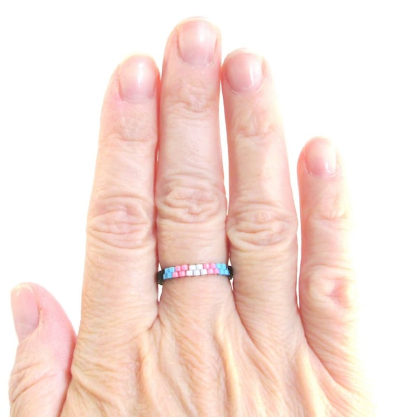 Transgender Pride Ring - Etsy
