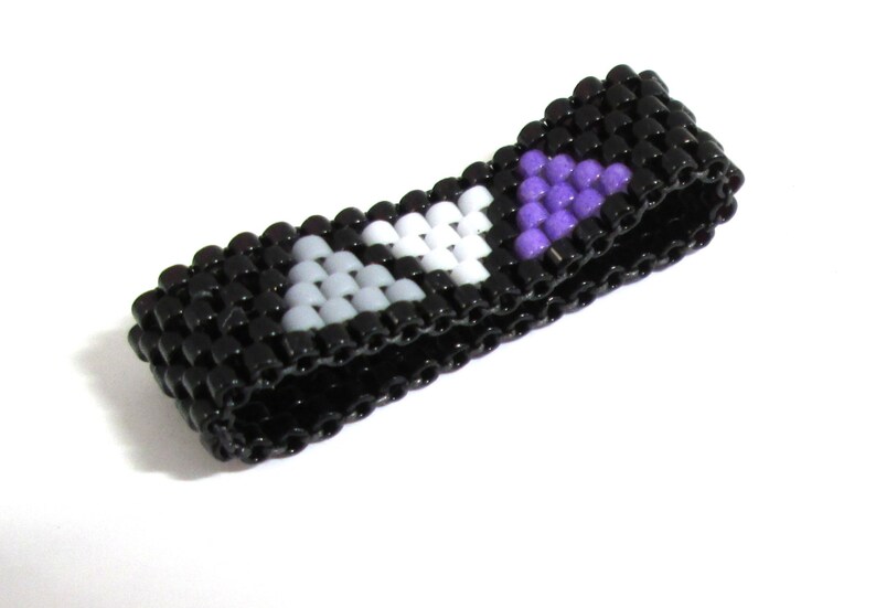Ace Pride Ring, Triangles Seed Bead Ring, Asexual Jewelry, LGBTQ - Etsy