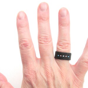 Subtle Transgender Flag Seed Bead Ring - Transpride Jewelry - LGBT ...