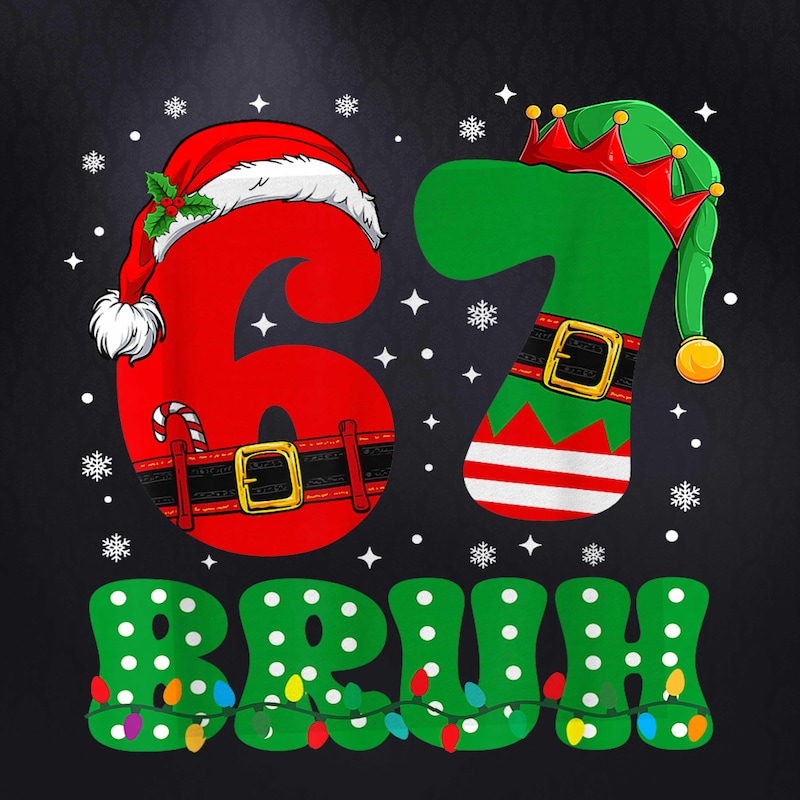 Number 67 Necklace - Etsy