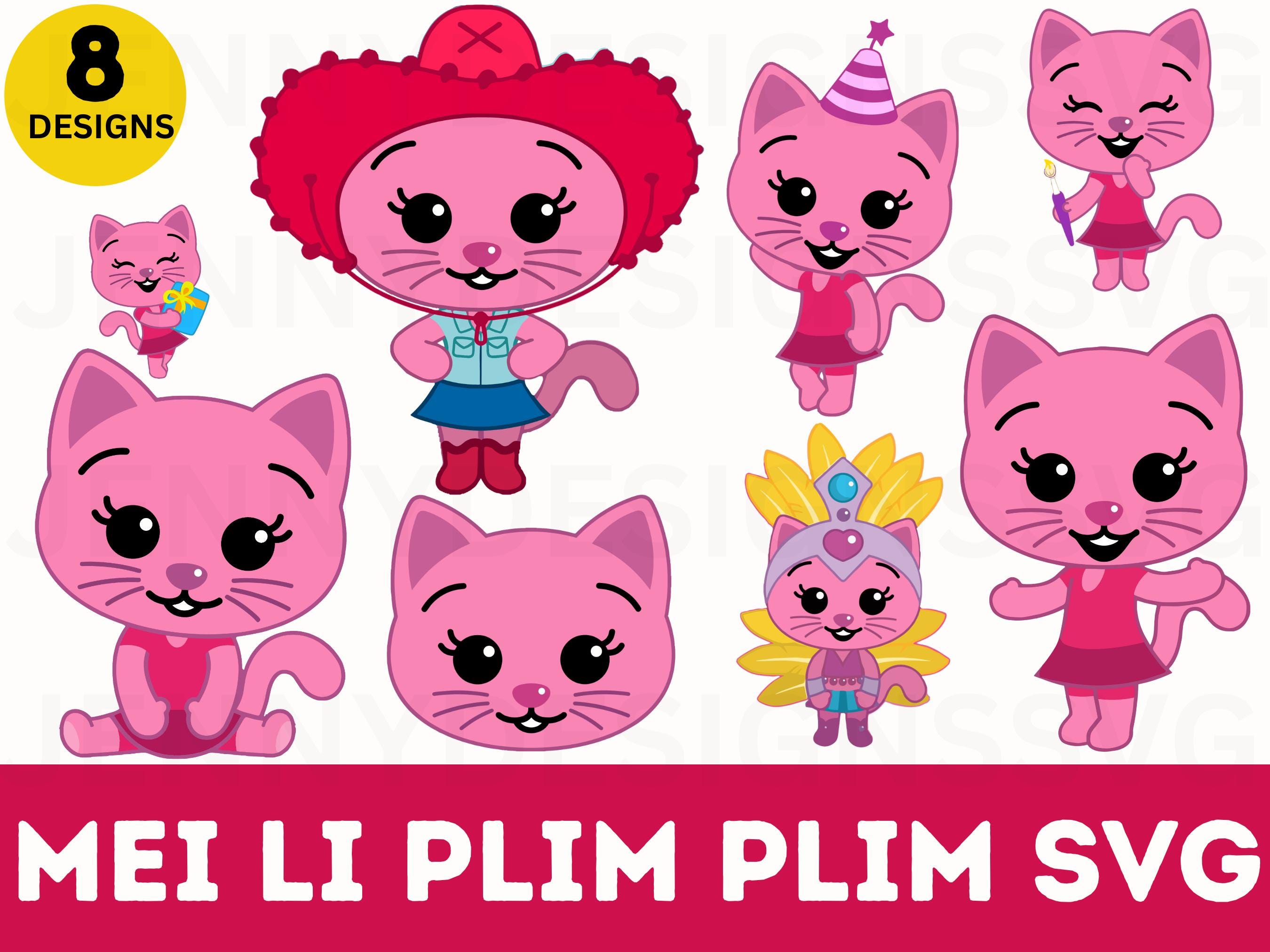 MEI LI Plim Plim Svg,clown Clipart Bundle,instant Download Svg,plim ...