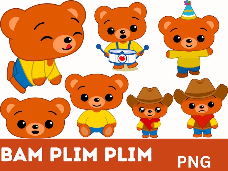 BAM PLIM Png,plim Plim Png,plim Plim Png,clown Clipart Bundle,plim Plim ...