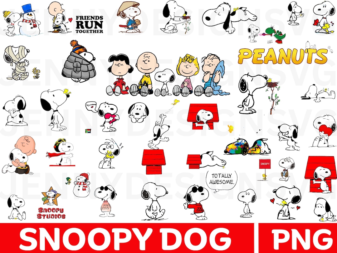Snoopy Dog PNG Bundle,snoopy PNG Bundle,snoopy Dog Png Bundle,snoopy ...